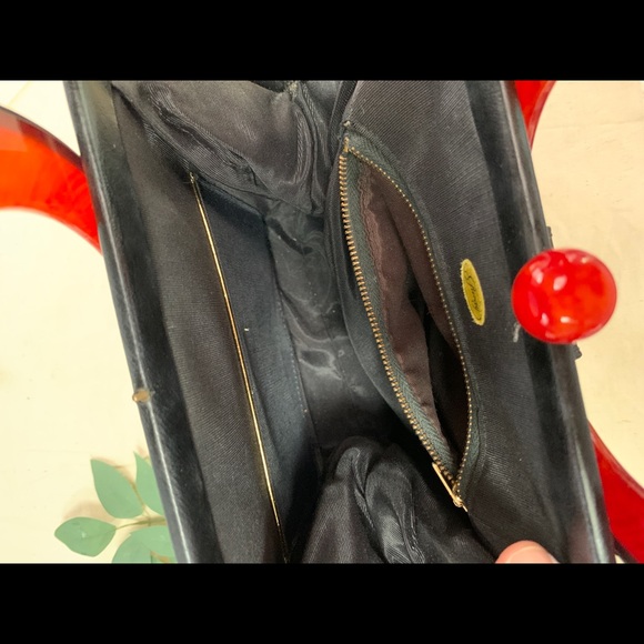 Garay | Bags | Vintage Garay Handbag With Amber Lucite Handles Late 95s ...